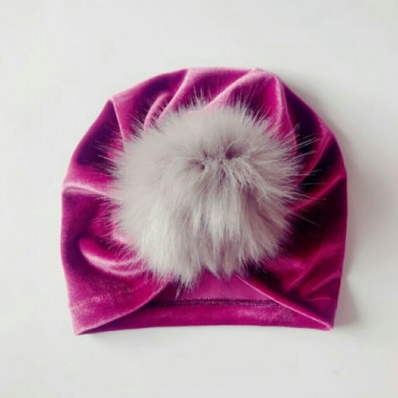 puff ball | Accessories | Babys Turban Type Puff Ball Cap | Poshmark